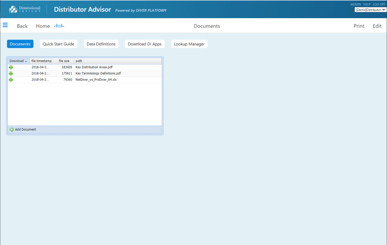 Distributor Advisor Beverage Analytics Software