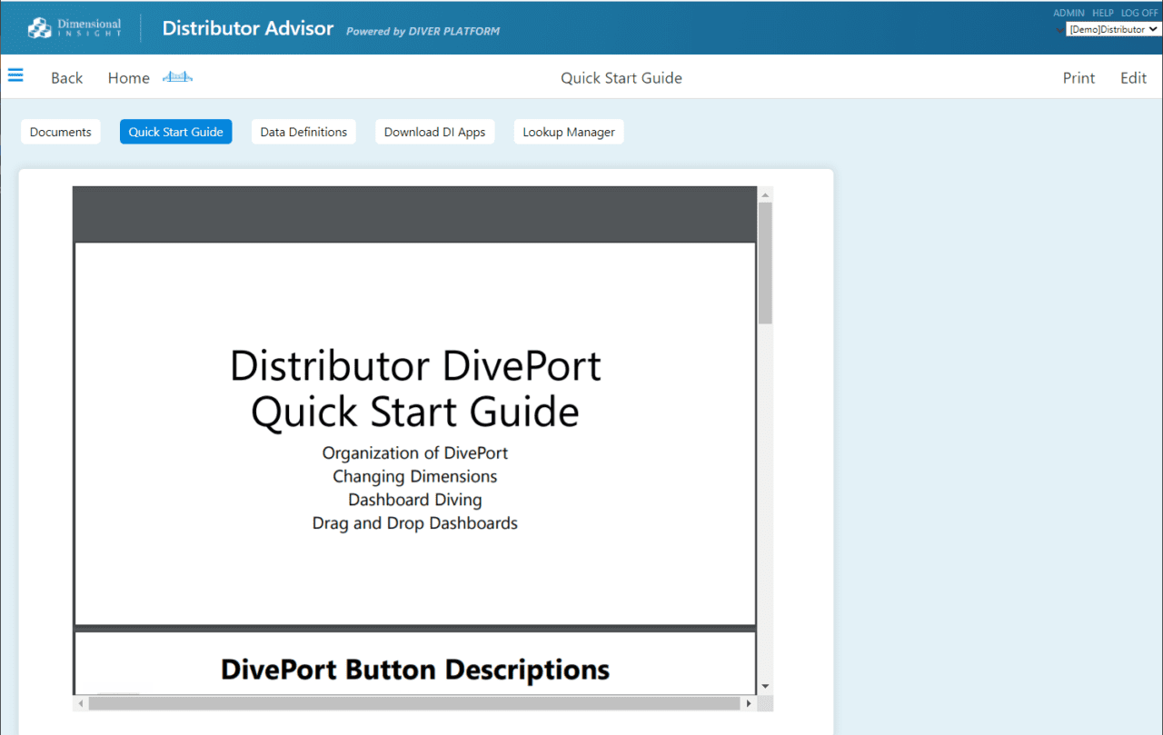 Distributor Advisor Beverage Analytics Software