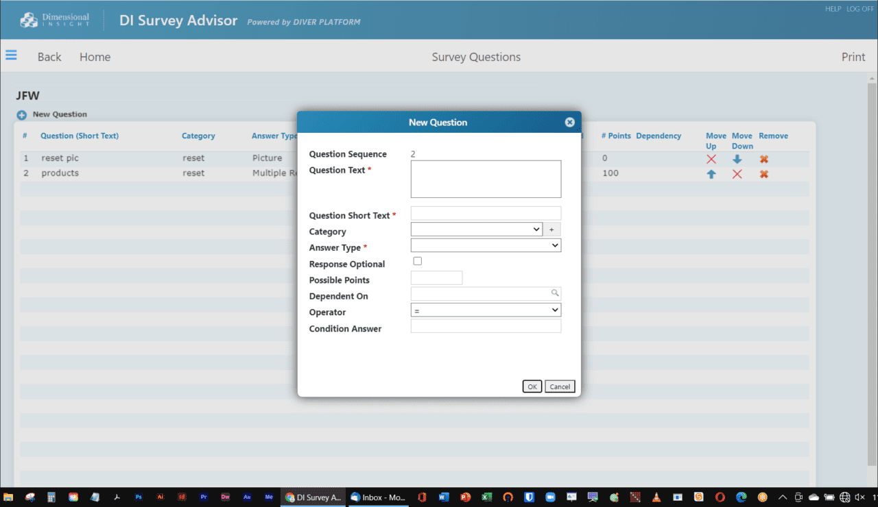 Survey Advisor Beverage Alcohol Analytics